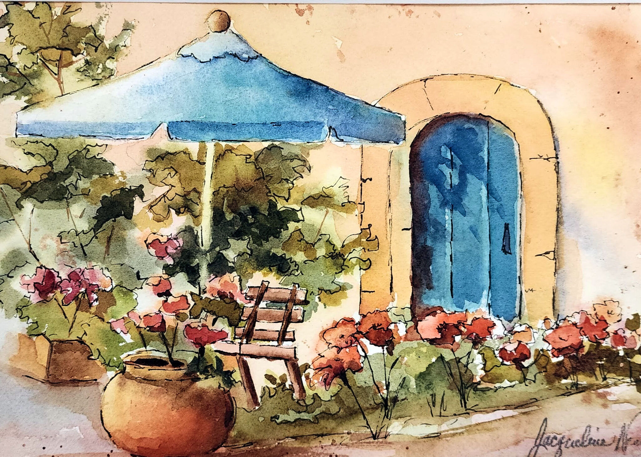 Bend Oregon Watercolor, Painter, Mixed Media | Artist Jacqueline Newbold